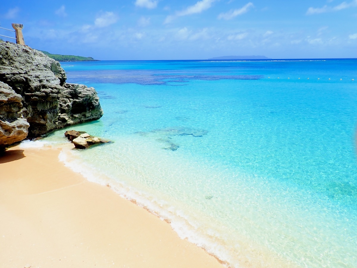 What are the tourist spots on Tinian Island? The “Tinian Blue” sea is a ...